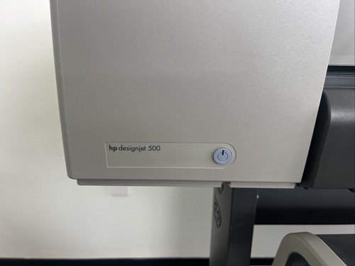 HP DesignJet 500ps Plotter 42" Roll Color Printer Wide Inkjet USB ...
