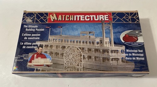 Matchitecture - Mississippi River Boat Matchstick Model #6630 - Parts ...