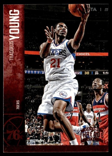 2012-13 Panini Threads Thaddeus Young Philadelphia 76ers #115 | eBay