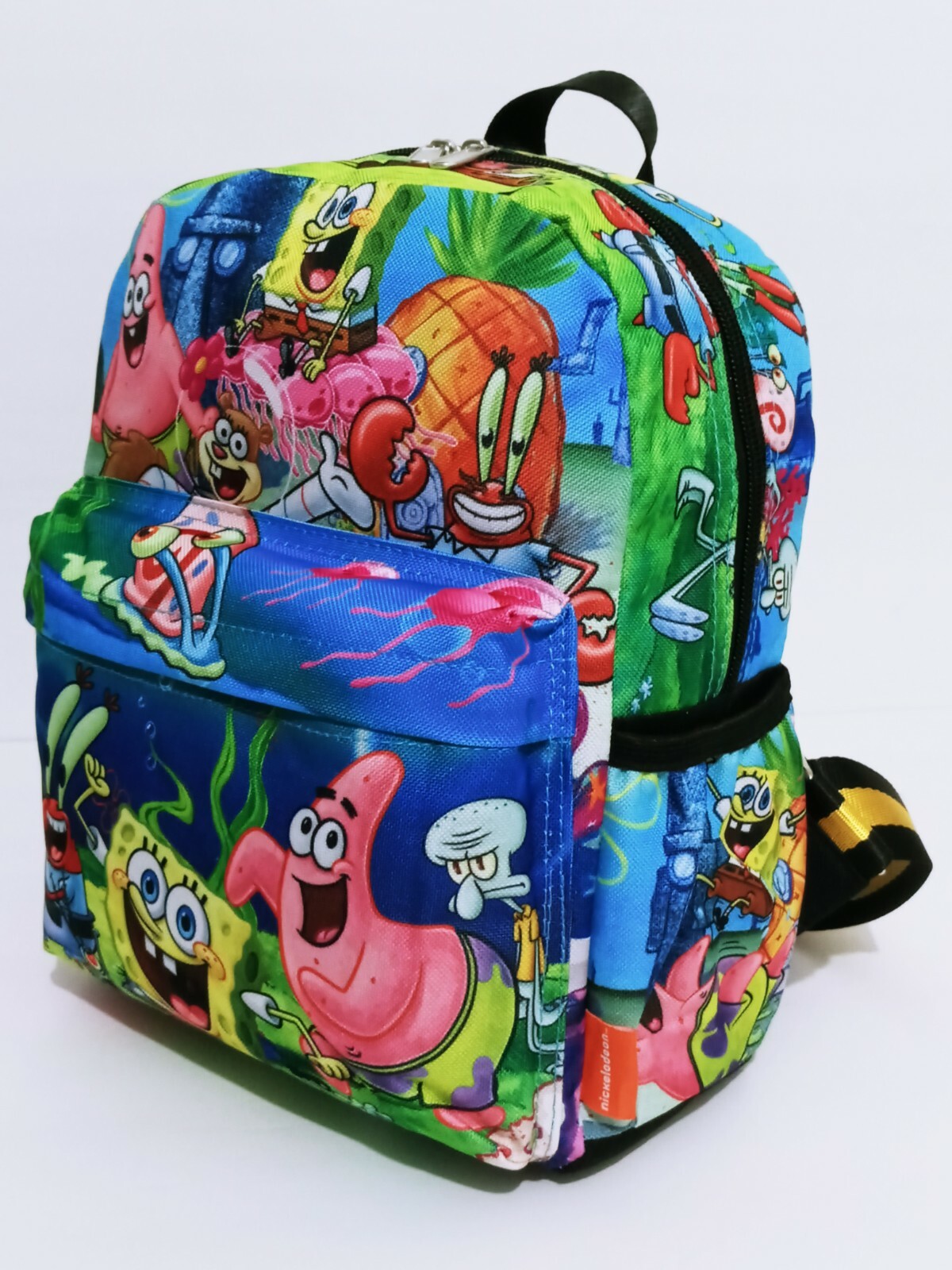 Nickelodeon Spongebob Patrick Mr. Krabs All Over Print 12" Backpack ...