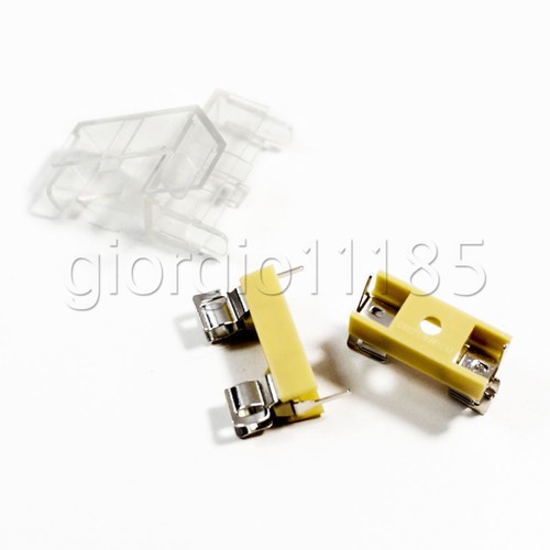 10pcs Panel Mount PCB Fuse Holder Case with Transparent Cover 5 x 20mm ...