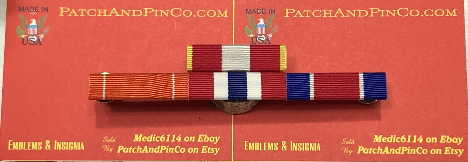 Chicago Fire Dept Award 4 Ribbon Bar Rack CFD Firefighter Pin Like ...