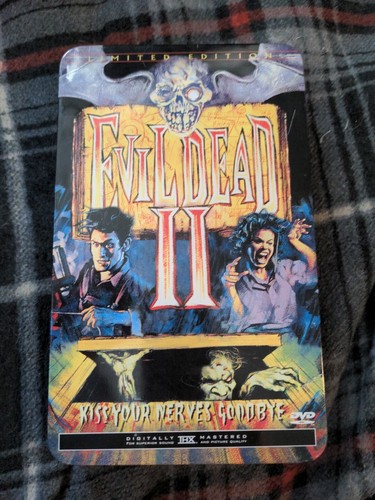 Evil Dead 2 - Dead by Dawn (DVD, 2000, Limited Edition Tin Set) Horror ...