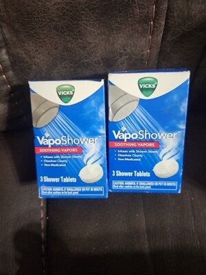 Vicks VapoShower Tablets 3 Shower Tabs By Vicks 2 Packs 323900040526 | eBay
