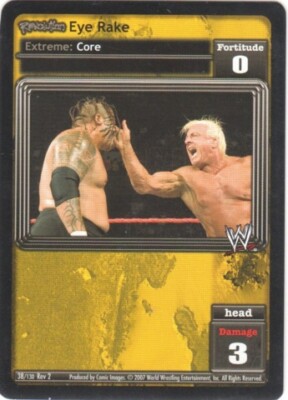 WWE: Eye Rake [Played] card type Extreme Raw Deal Wrestling WWF | eBay