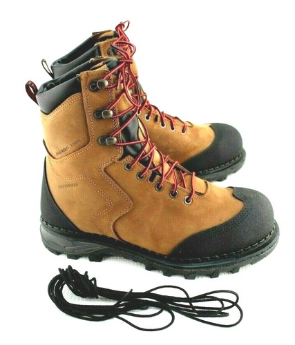 RED WING 4443 Size 8 EE Safety Toe Waterproof Mens Work Boots MSRP $309 ...