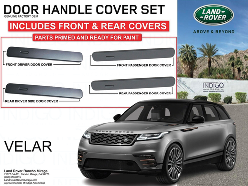 RANGE ROVER VELAR - COMPLETE FRONT + REAR DOOR HANDLE COVER SET ...
