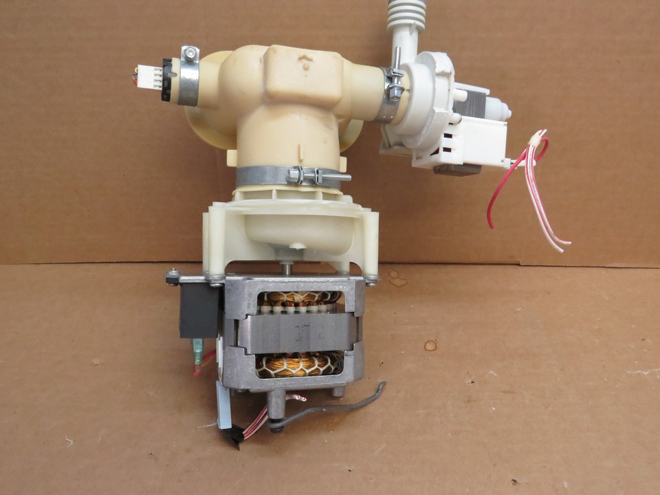GE Dishwasher Pump Motor, Sump + Drain Pump Part # WD26X10059 ...