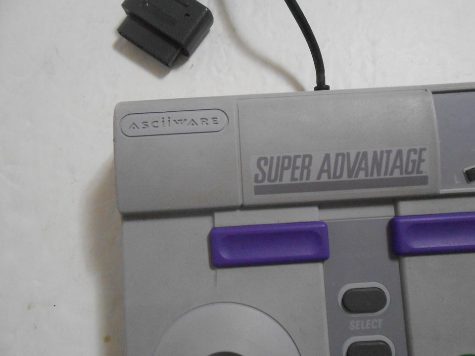 Super Nintendo AsciiWare Super Advantage Joystick Controller SNES ...
