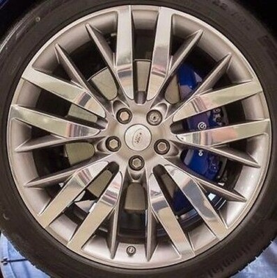Range Rover Sport L494 SVR 2014+ OEM 22" x 10" Style 6 Silver Sparkle ...