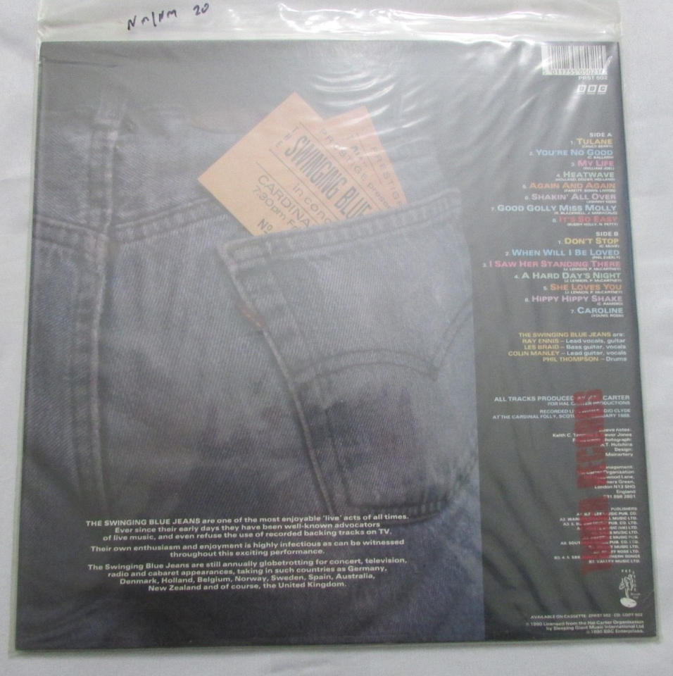THE SWINGING BLUE JEANS LIVE SHAKIN' NM/NM VINYL LP L | eBay