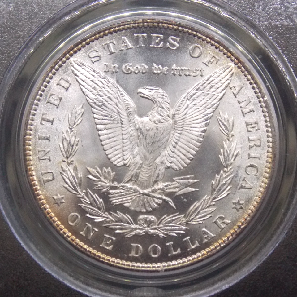 1884 "P" Morgan SILVER Dollar $1 PCGS MS65 #002 Gem BU Uncirculated ECC ...