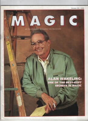 Magic Magician Magazine Alan Wakeling December 1992 022822NONR | eBay