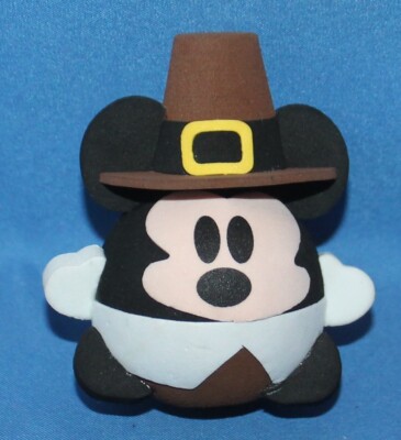 Disneyland Mickey Mouse Pilgrim Antenna Ball/Pencil Topper Thanksgiving ...