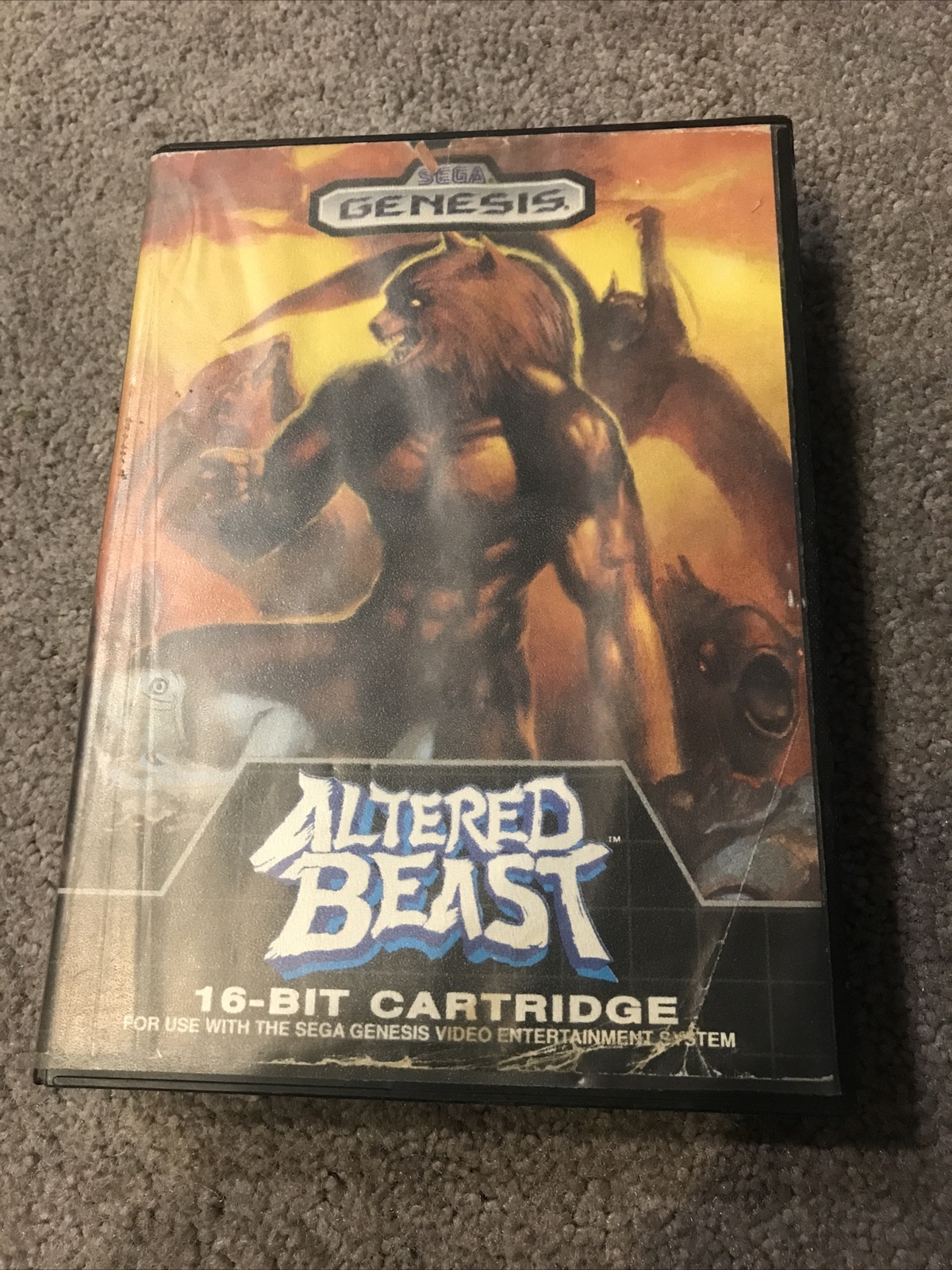 Altered Beast (Sega Genesis, 1989) No Booklet Free Shipping 10086011005 ...