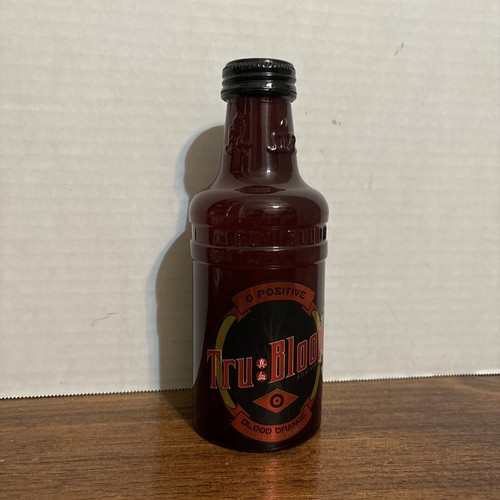 HBO True Blood O-Positive Tru Blood Orange Vampire Drink Glass Bottle ...