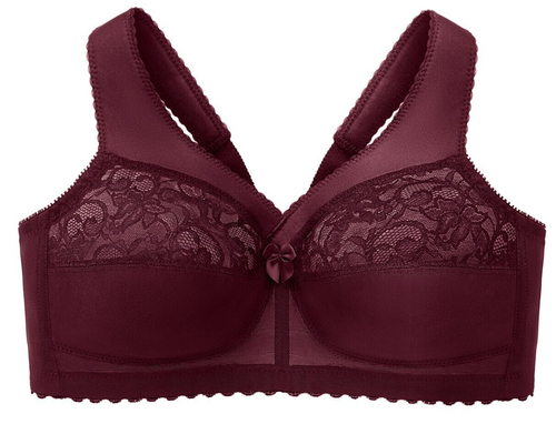 Pampers Shoulders! MAGIC LIFT Support Bra 42D Wireless LACE~CUPS ...