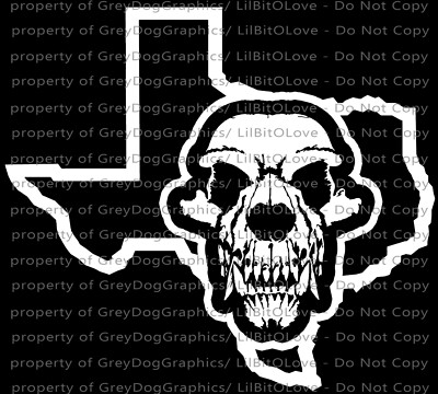 Texas Coyote Skull TX State Outline Vinyl Decal Sticker Hunting | eBay