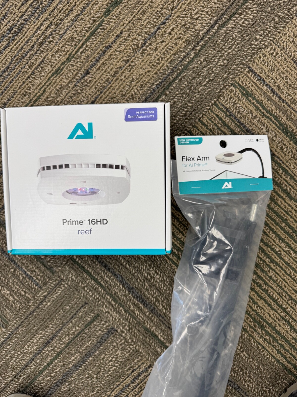 AquaIllumination AI Hydra Prime 16HD LED Reef Aquarium Light W/ Mount ...