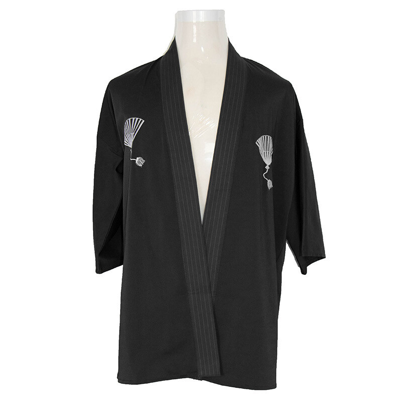 Japanese Traditional Samurai Men's Kimono Warrior Robe Outfit Costume 3 ...