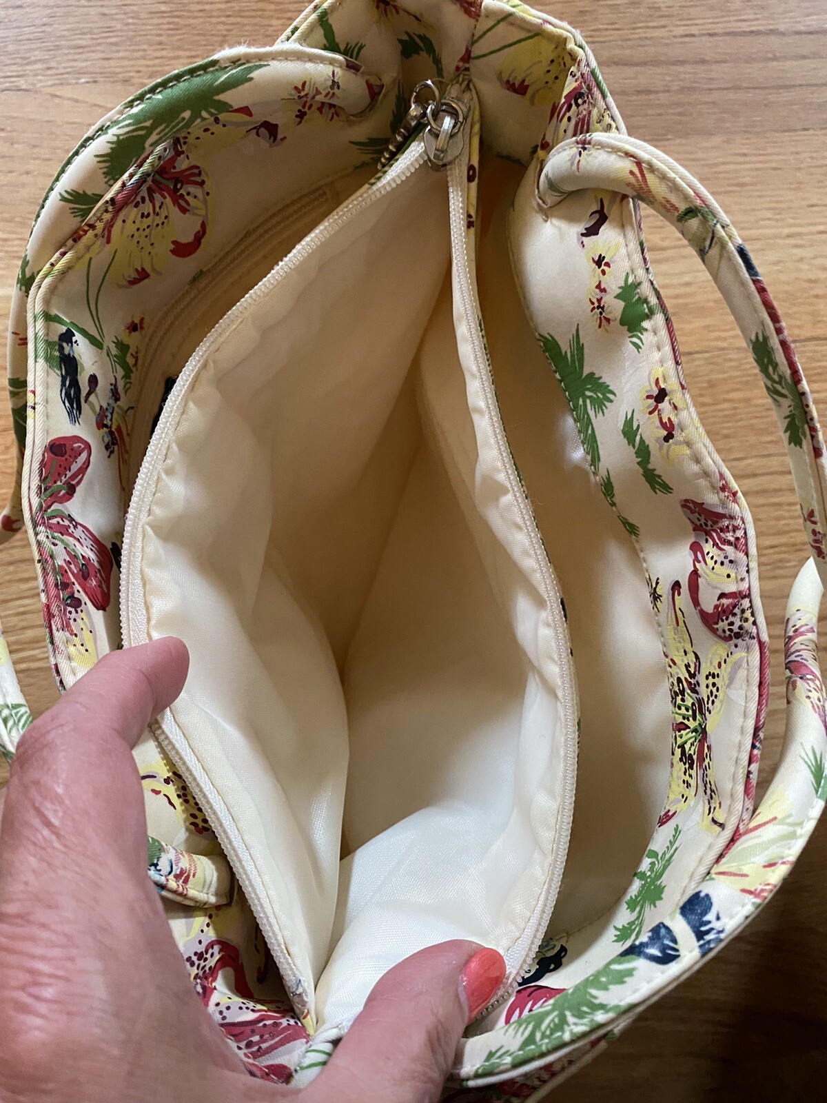 SUNNY HAWAII HULA GIRL AND PALM TREE SHOULDER BAG CUT… - Gem