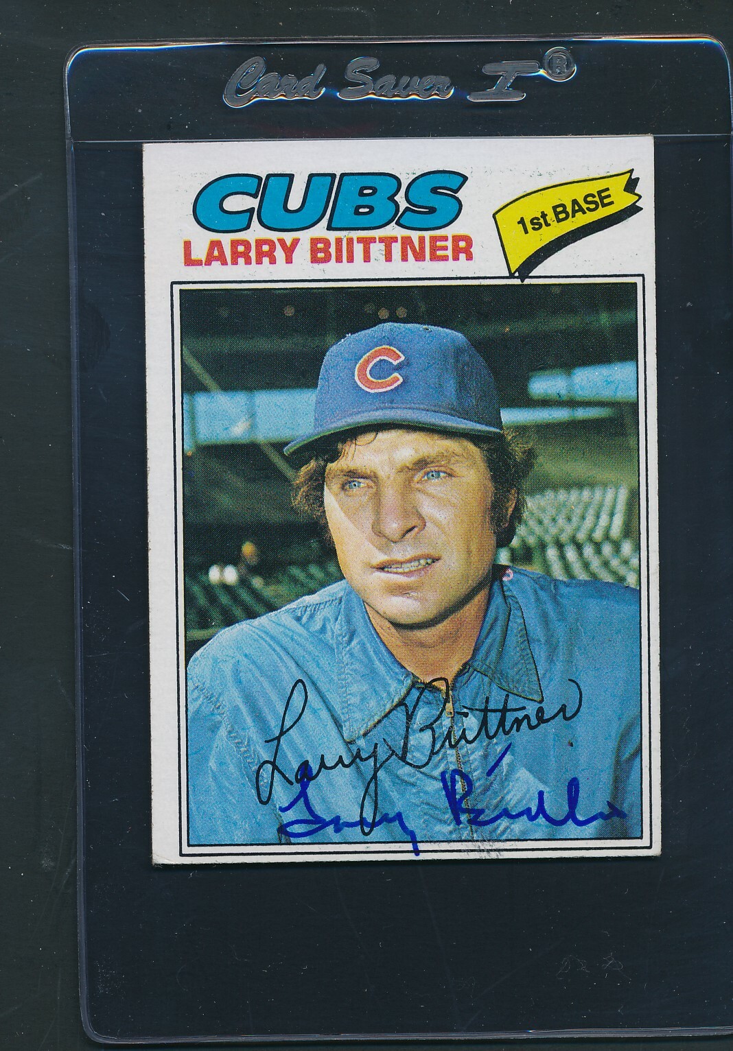 1977 Topps #64 Larry Biittner Cubs Signed Auto *E4605 | eBay