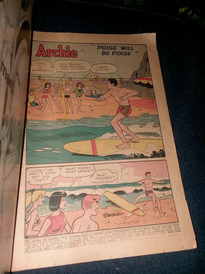 PEP comics #185 SILVER AGE 1965 ARCHIE MLJ SERIES BETTY, VERONICA ...