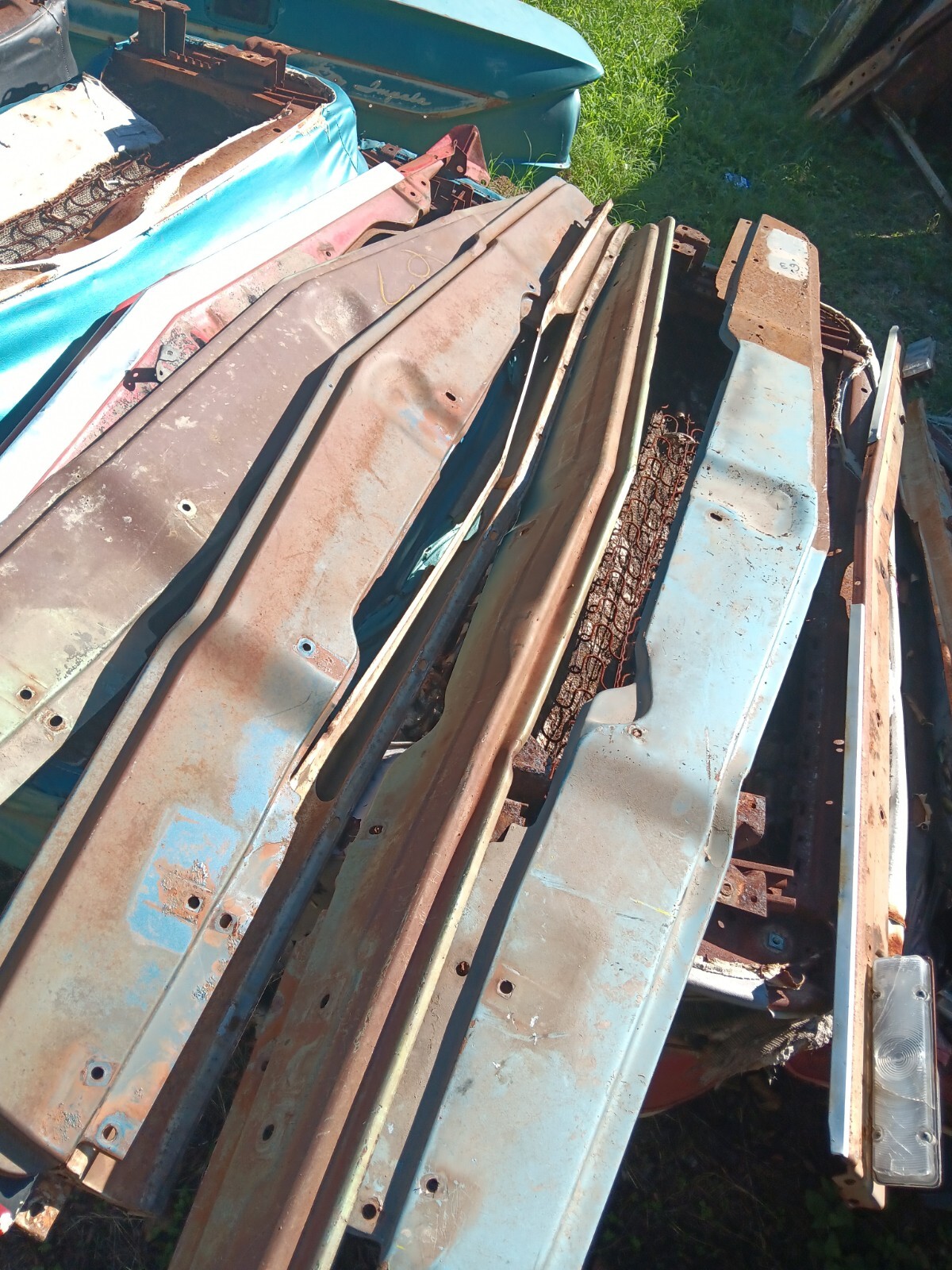 1962-1963 Chevrolet Impala Lower Valance Panel/bumper Filler | OE