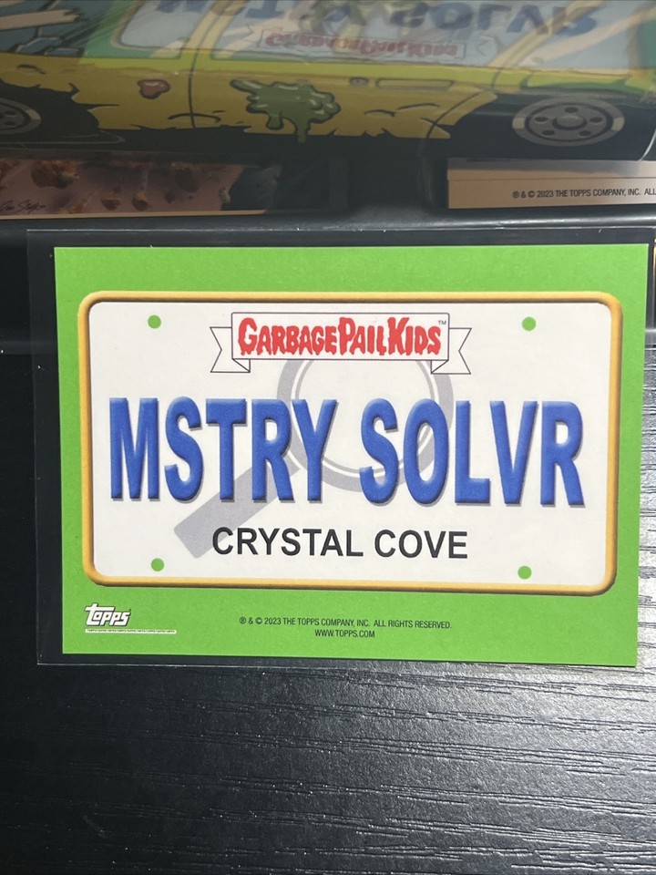 2023 TOPPS GARBAGE PAIL KIDS KRASHERS 4 LICENSE PLATE #13 Velma Vroomer ...