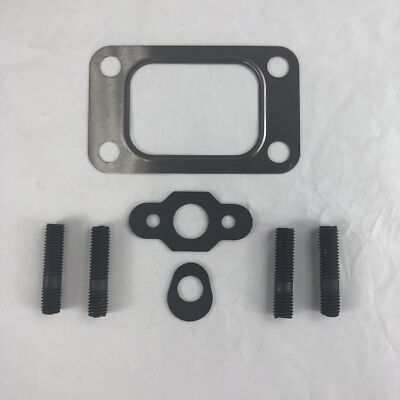 Turbo T3 T3/T4 4 Bolt Oil Feed Drain Return Gaskets Sainless Steel ...