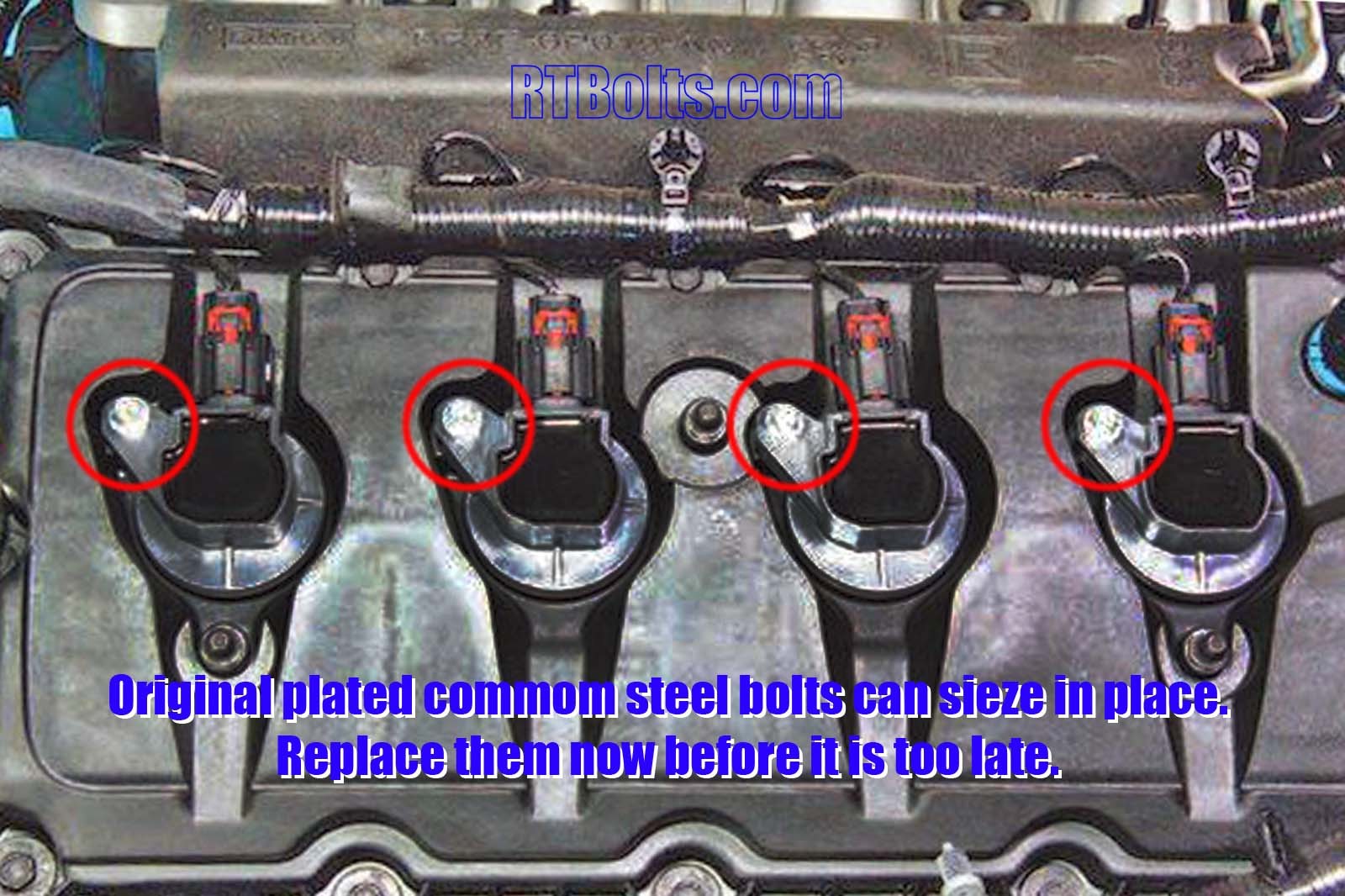 Ford 5.0 5.2 Coyote V8 Ignition Coil Pack Screws Bolts fits Ford 5.0 ...