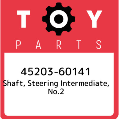 45203-60141 Toyota Shaft, steering intermediate, no.2 4520360141, New ...