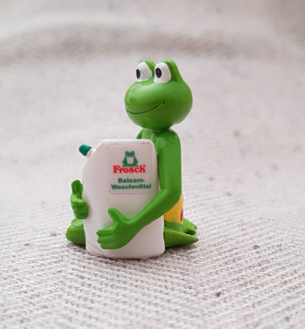 Erdal Rex " Frosch Putzmänner " kpl. - 4 Figuren und 2x Folie, 1995 ...