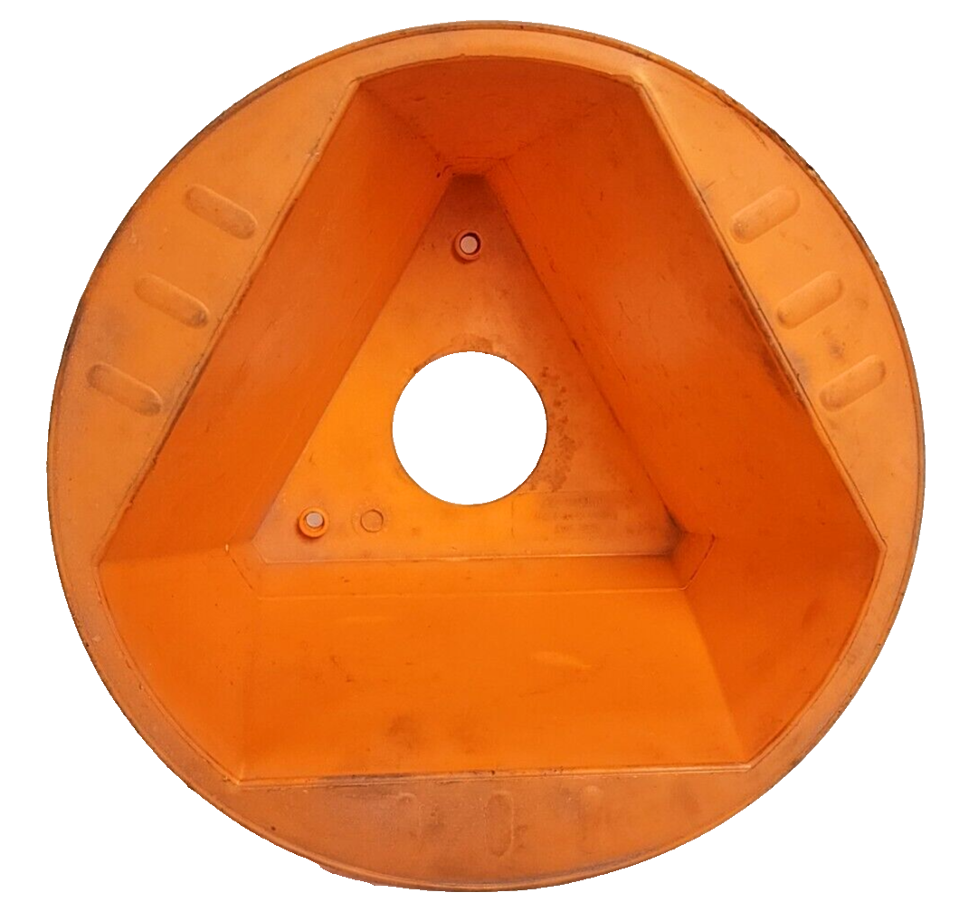 INVENTORY CONTROL CONES (LOT OF 2) 10" DIAMETER 5" HEIGHT 2" DIAMETER ...