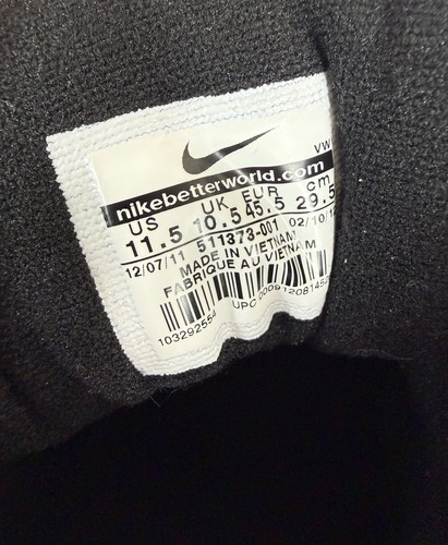 NEW NIKE Men's 511373-001 The Overplay VII NBK Grey/Black Shoes Size 11 ...