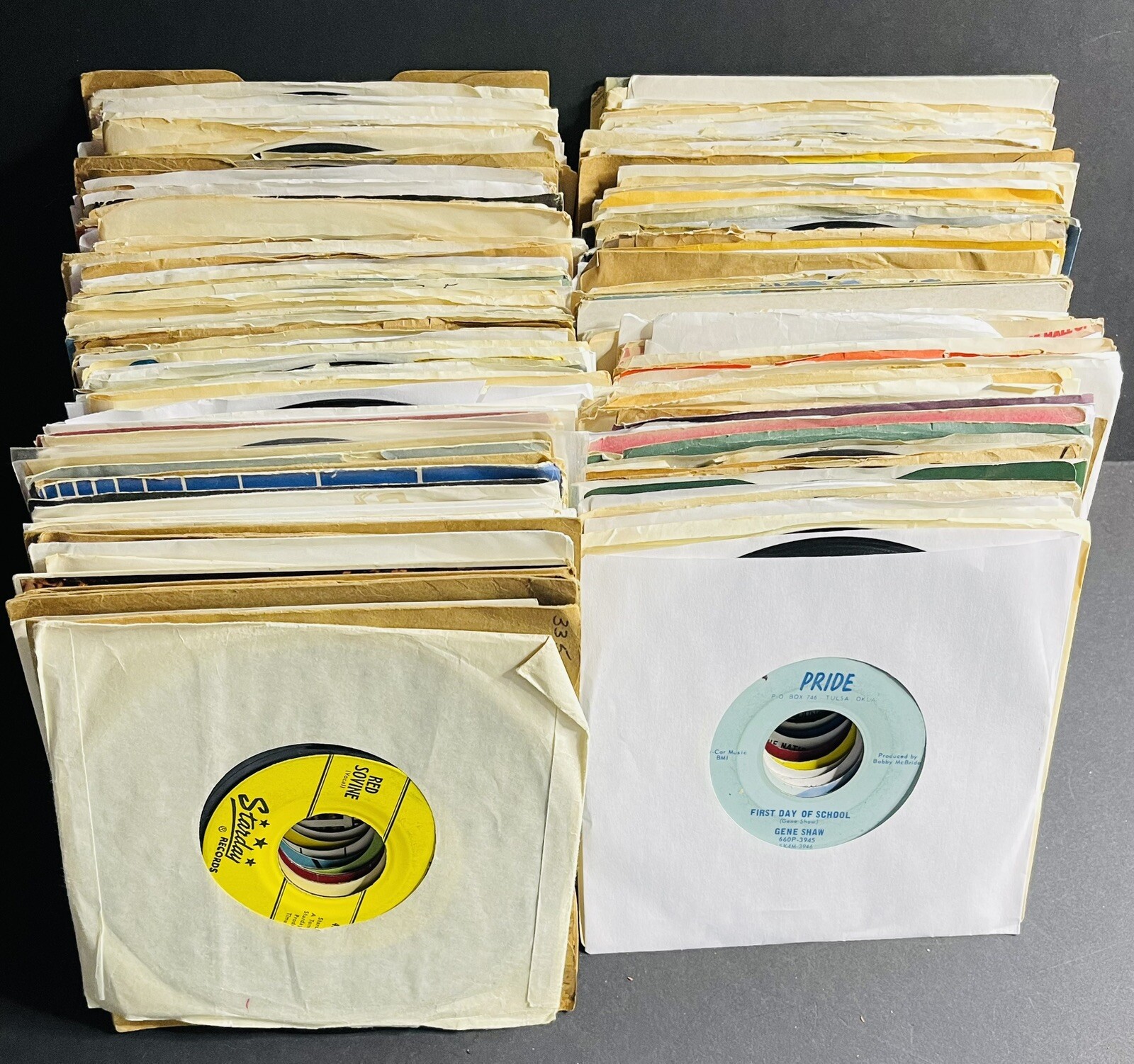 Huge Lot of 200 + 45rpm Records All Genres All Pictured!! Many Obscure ...