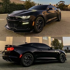 VMS RACING STAR 5 SPOKE DRAG RIMS WHEELS R 17X10 F 18X5 FOR 16-20 CHEVY ...