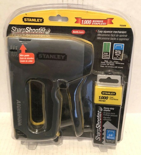 Stanley TR250W SharpShooter Heavy Duty Staple Gun W/1 boxes of staples ...