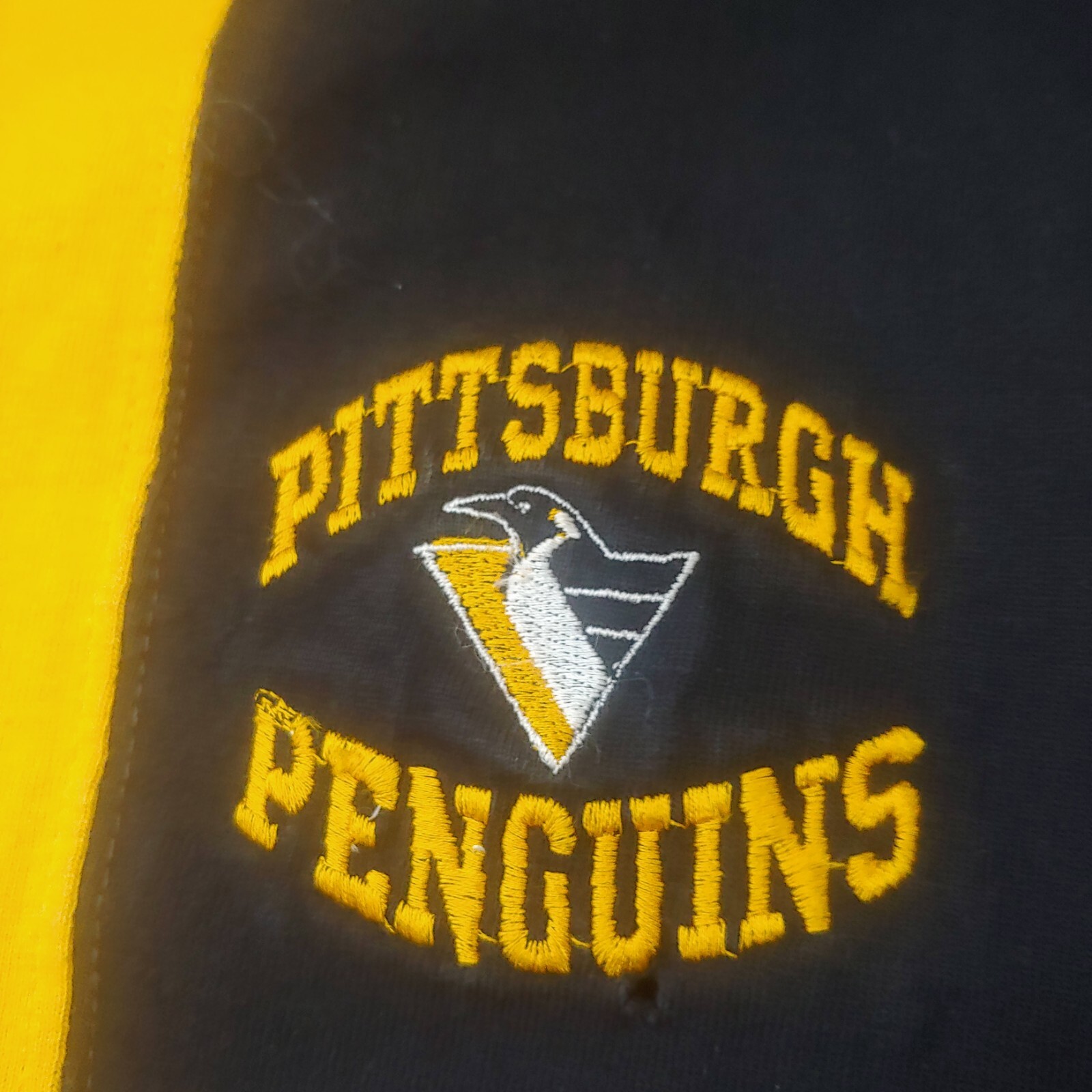 Pittsburgh Penguins Rugby Shirt Men XL Black Gold Long Sleeve NHL ...