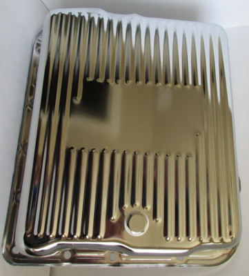 700R4 4L60E Chevy Chrome Deep Sump Transmission Oil Pan SBC BBC GM +2 ...