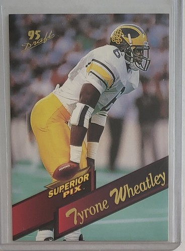 1995 Superior Pix Draft #34 Tyrone Wheatley Michigan Wolverines ...