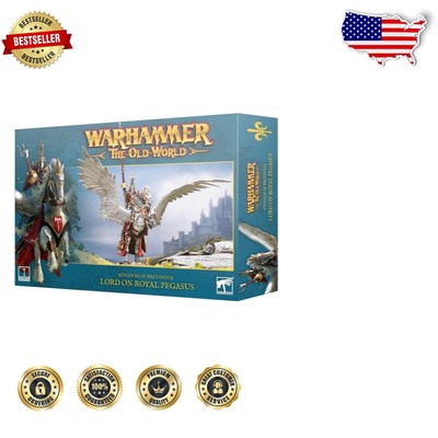 Bretonnian Lord on Royal Pegasus - Multipart Assembly Kit for Tabletop ...
