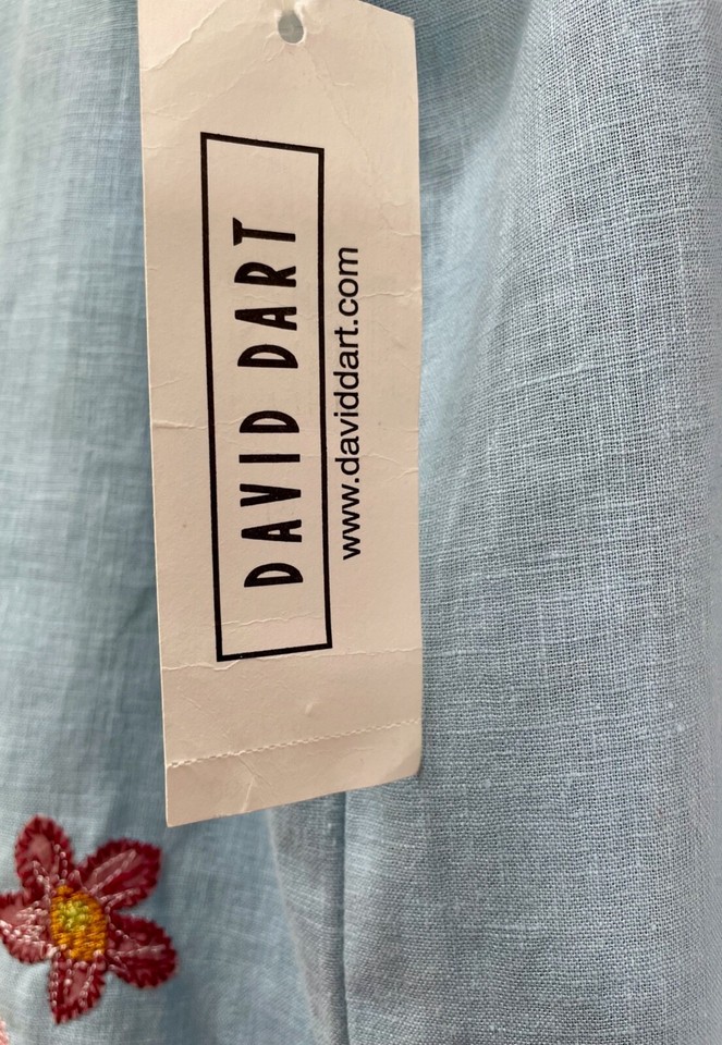 NWT DRESSED by David Dart Tank Blouse MEDIUM Multicolor Floral ...