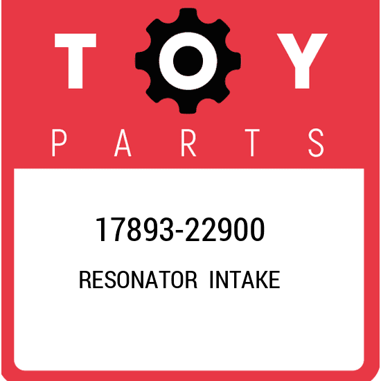17893-22900 Toyota Resonator intake 1789322900, New Genuine OEM Part | eBay