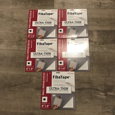 5x Fiba Tape Self-Adhesive Wall Repair Patch Ultra-Thin 8” x 8” | eBay