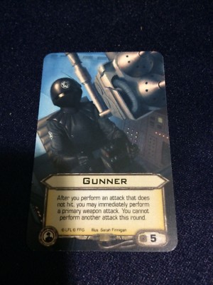 Star Wars X-Wing Promo Gunner Card | eBay