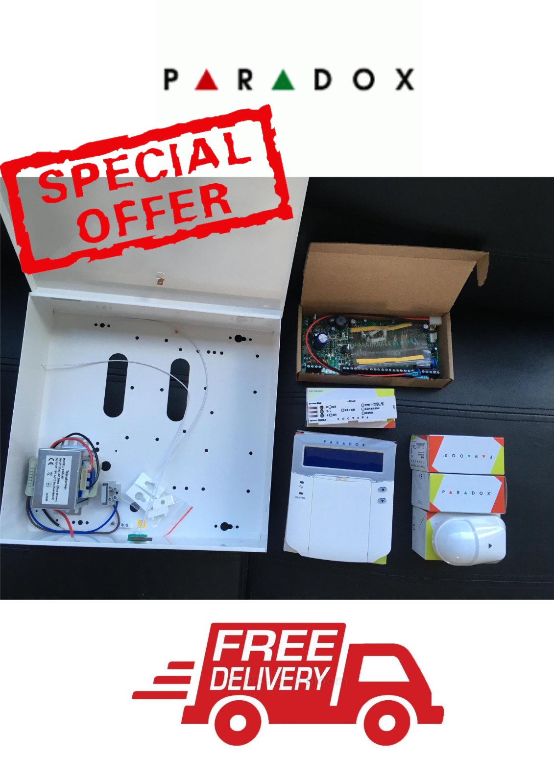 Paradox KIT(SP6000+k32LCD+NV5(3pcs)+metal case+IP150) | eBay