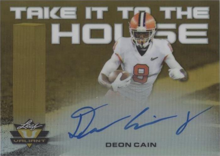 2018 Leaf Valiant Deon Cain #TH-DC1 for sale | eBay