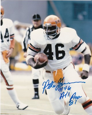 PETE JOHNSON CINCNNNATI BENGALS 1981 ALL PRO ACTION SIGNED 8x10 | eBay