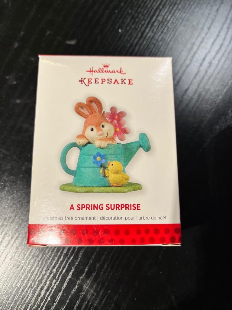 Hallmark Keepsake Ornament A Spring Surprise 2013 Rabbit Watering Can ...